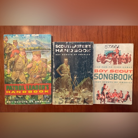 Boy Scouts | Accents | 96s Boy Scouts Of America Books Set Of 3 | Poshmark